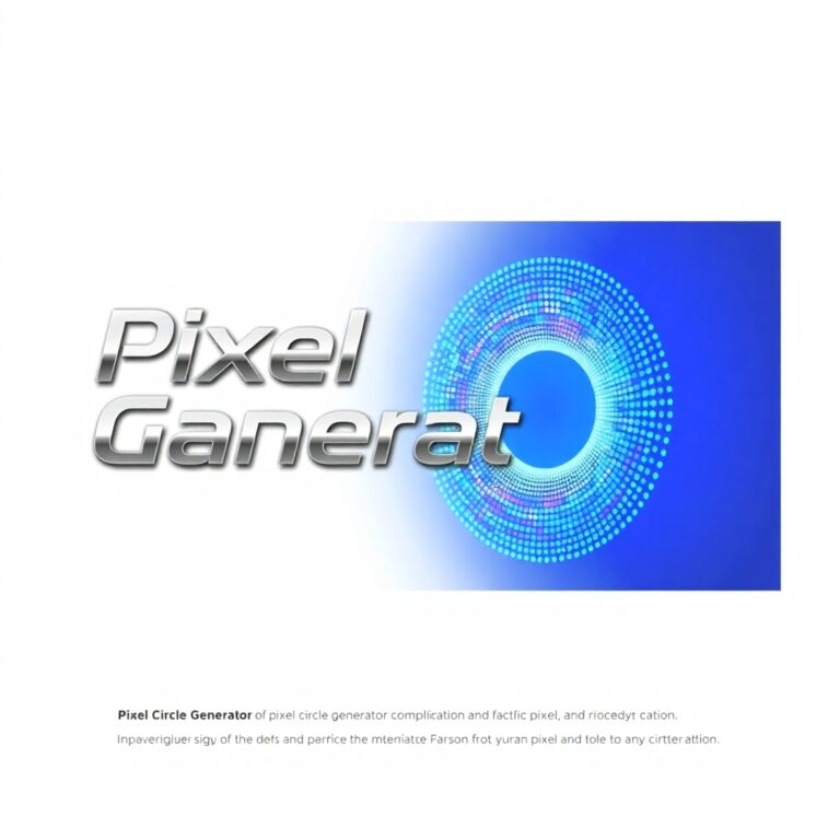 Pixel Circle Generator: Create Perfect Circles Every Time
